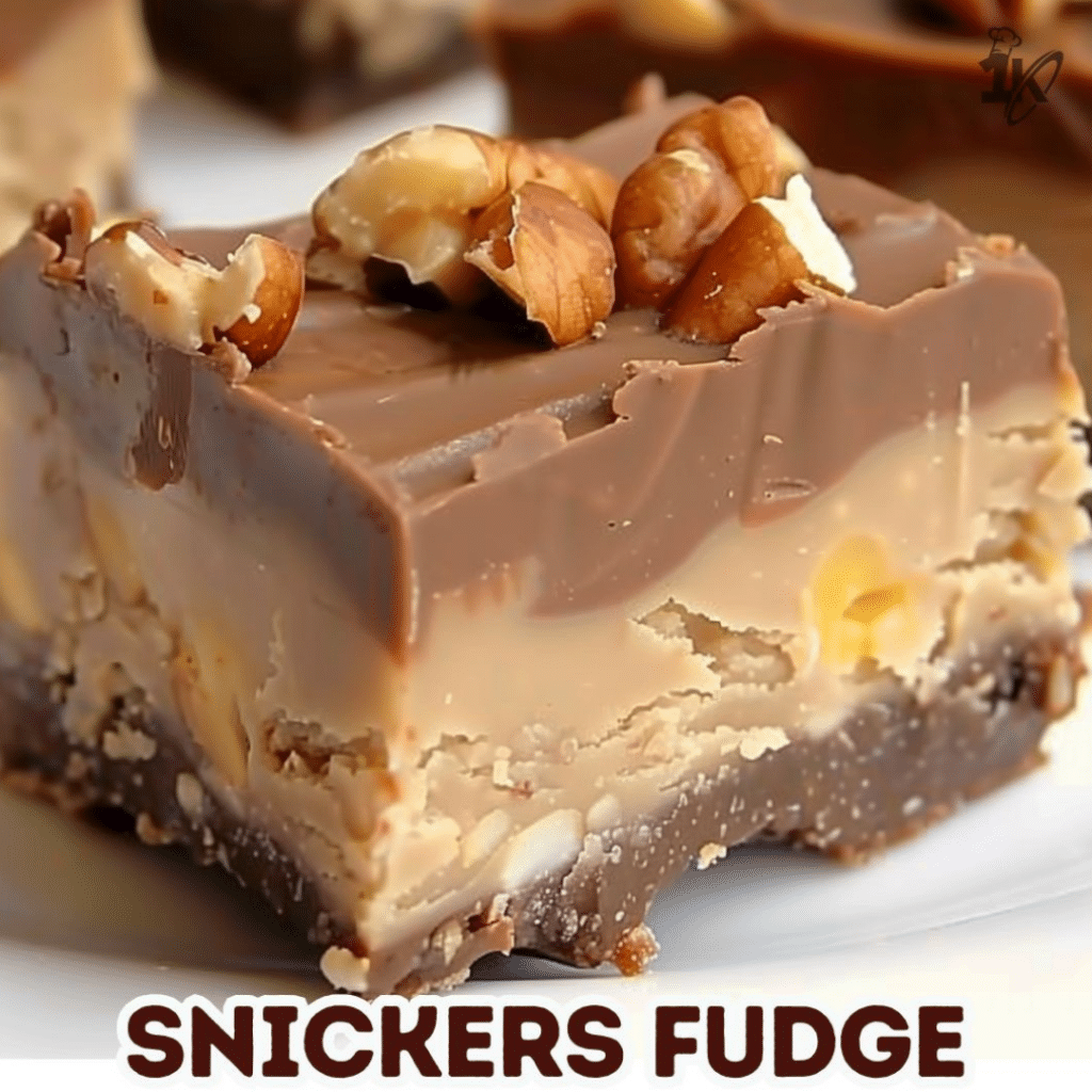 Snickers Fudge - Nine Recipes