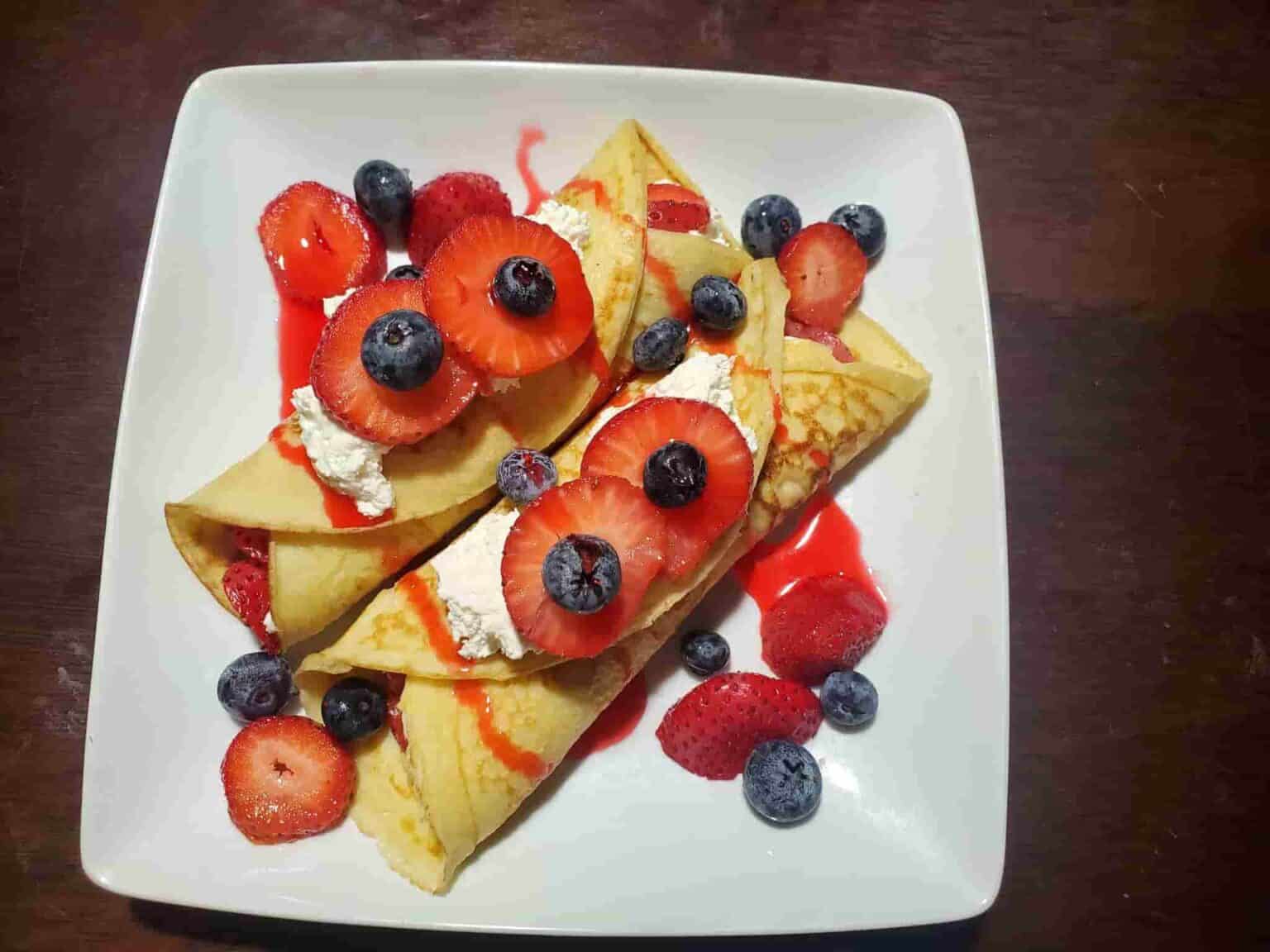 Homemade Crepes recipe - Nine Recipes