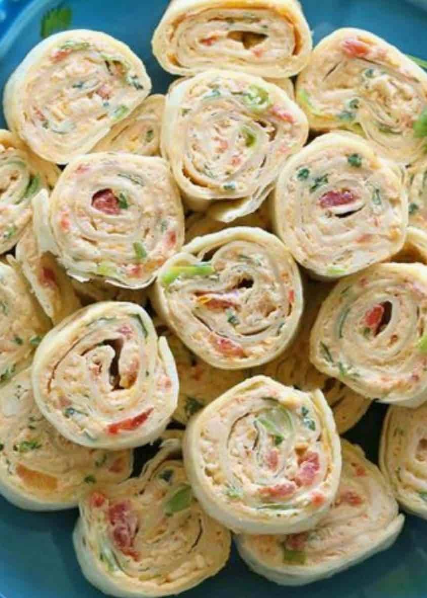 Appetizer Tortilla Pinwheels - Easy Family Recipes