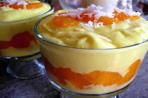 Coconut Mandarin Parfaits Recipe - Easy Family Recipes