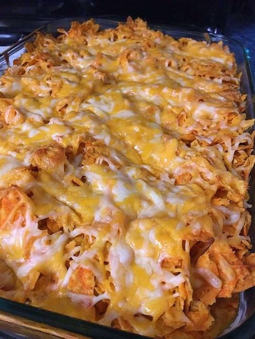 Cheesy and Crunchy Doritos Chicken Casserole - Nine Recipes