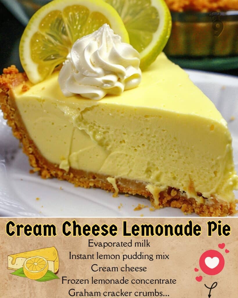 Cream Cheese Lemonade Pie: The Ultimate Refreshing Dessert Recipe ...