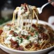 Creamy Bacon Cream Cheese Baked Spaghetti – Dive Into Cheesy Goodness ...