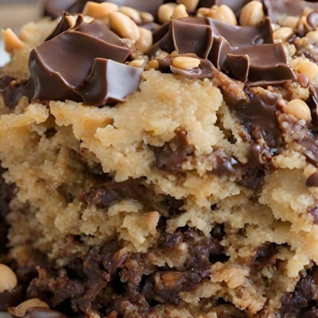 Peanut Butter Cup Dump Cake - Nine Recipes