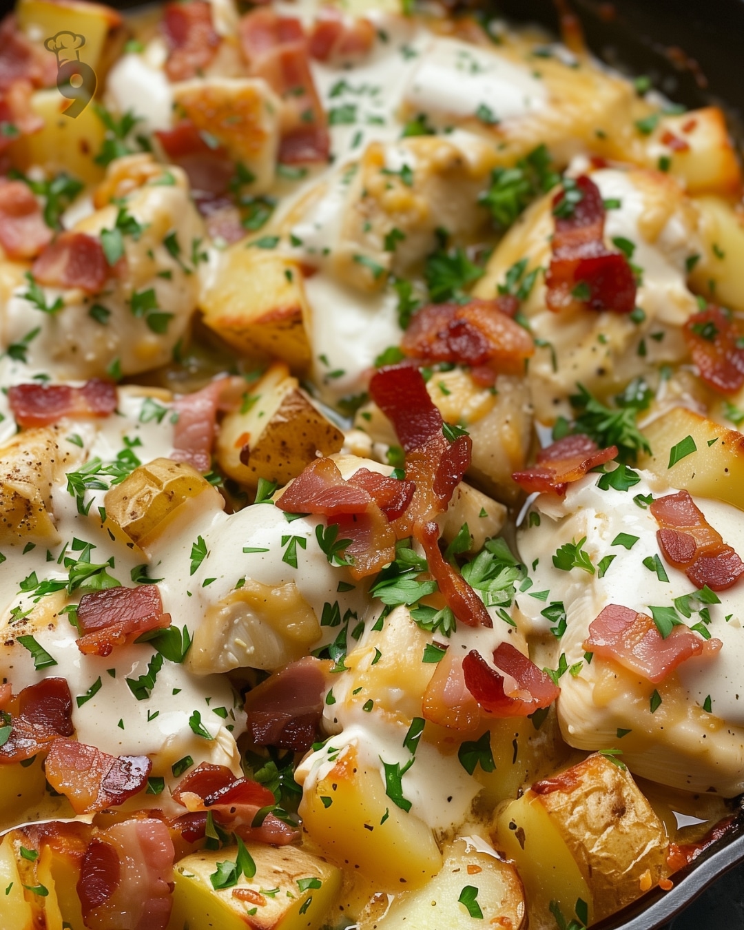 Chicken Bacon Ranch Potatoes Recipe - Easy Family Recipes