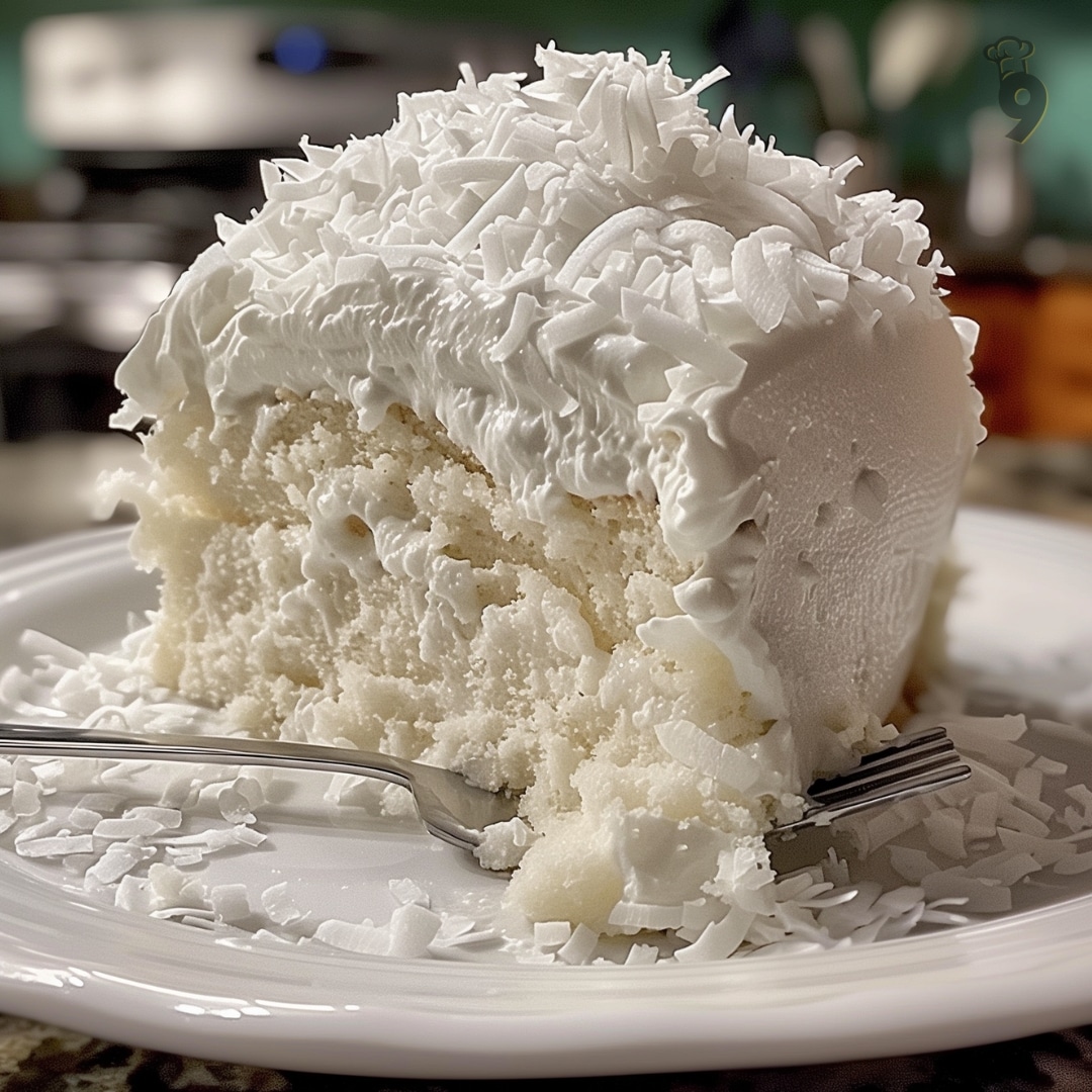 Delicious Creamy Coconut Cake - Easy Family Recipes