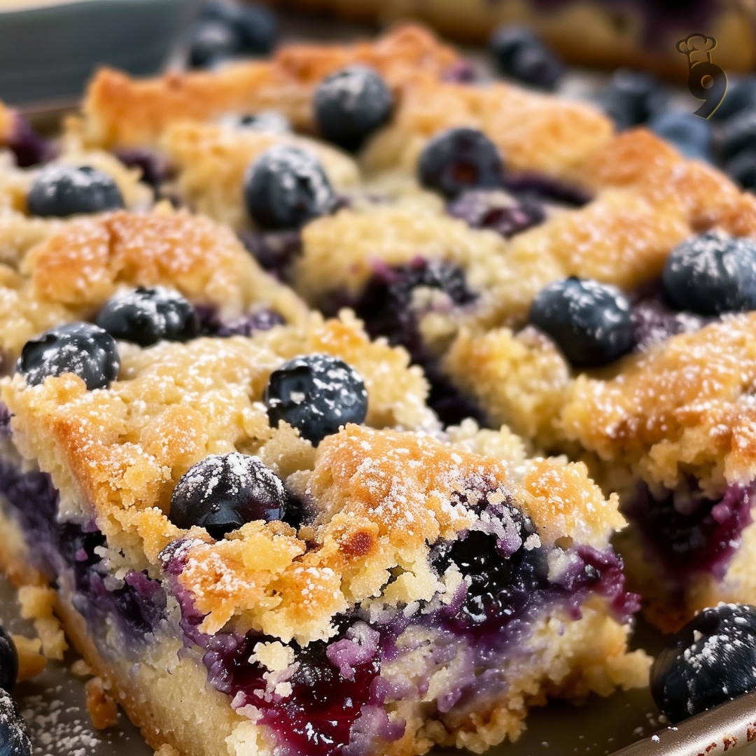 Blueberry Buckle with Brown Sugar Topping - Easy Family Recipes