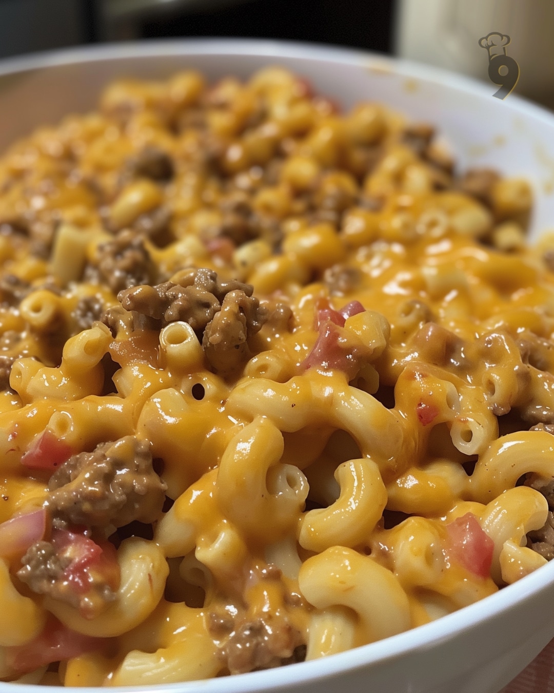 Cheesy Taco Macaroni - Nine Recipes