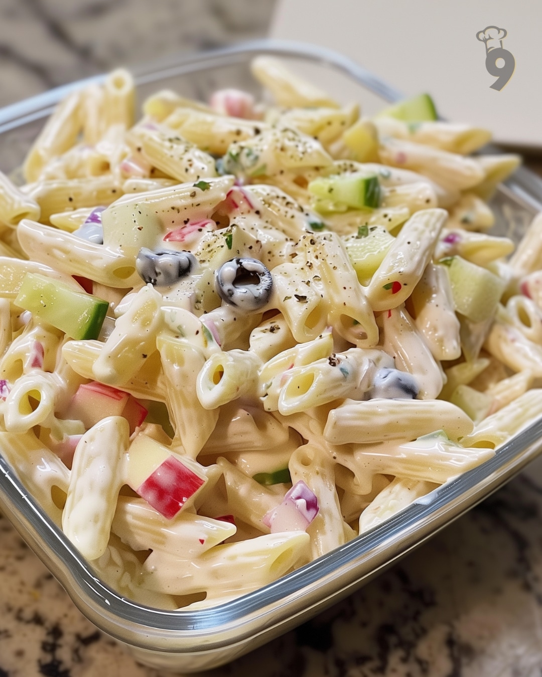 Creamy Pasta Salad Recipe - Nine Recipes