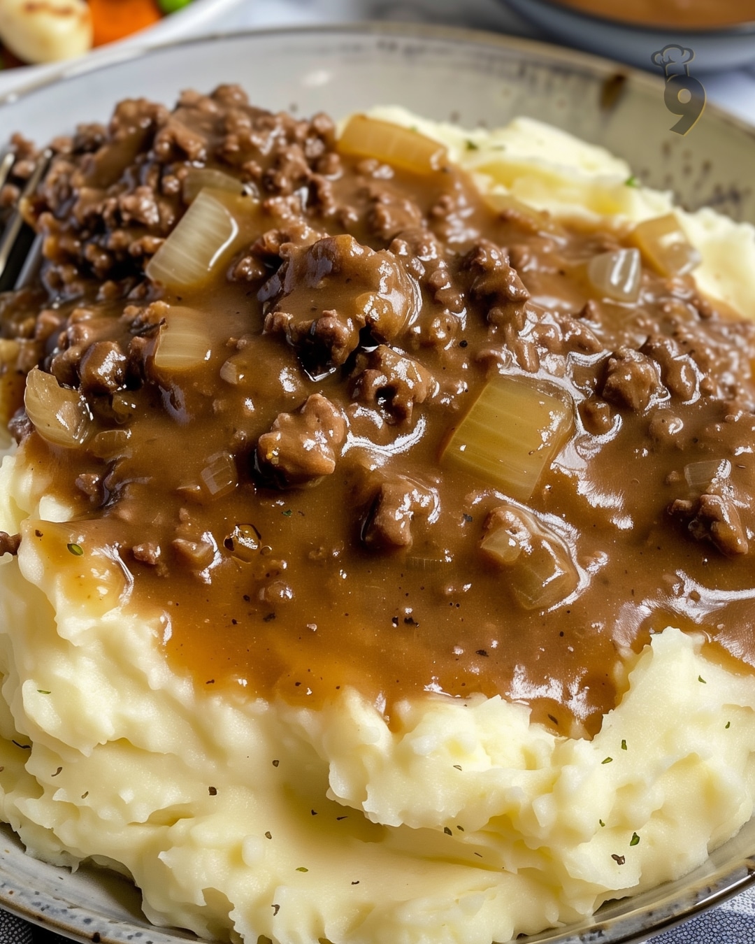 Ground Beef and Gravy Over Mashed Potatoes - Easy Family Recipes