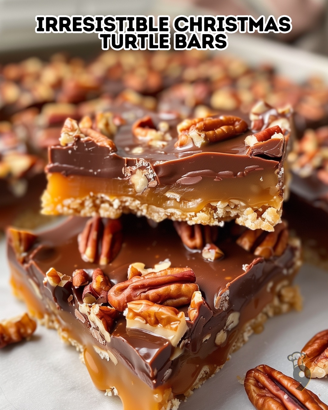 Christmas Turtle Bars - Easy Family Recipes