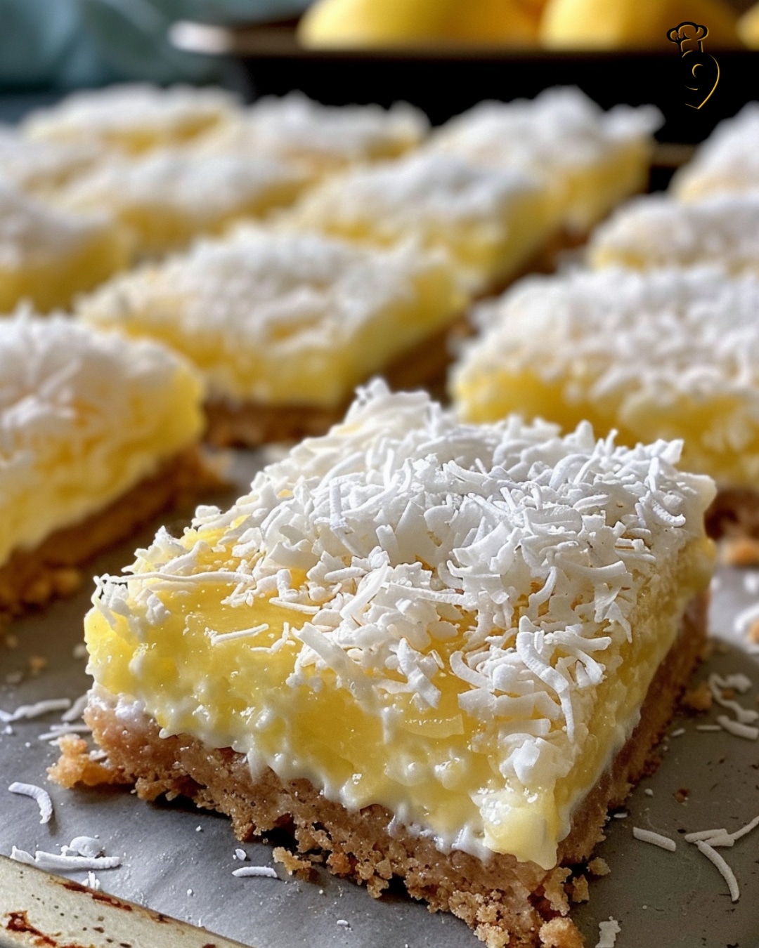 Lemon Coconut Cream Squares - Easy Family Recipes