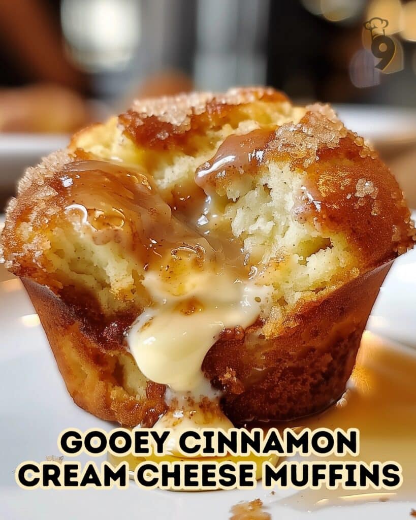 Gooey Cinnamon Cream Cheese Muffins - Easy Family Recipes