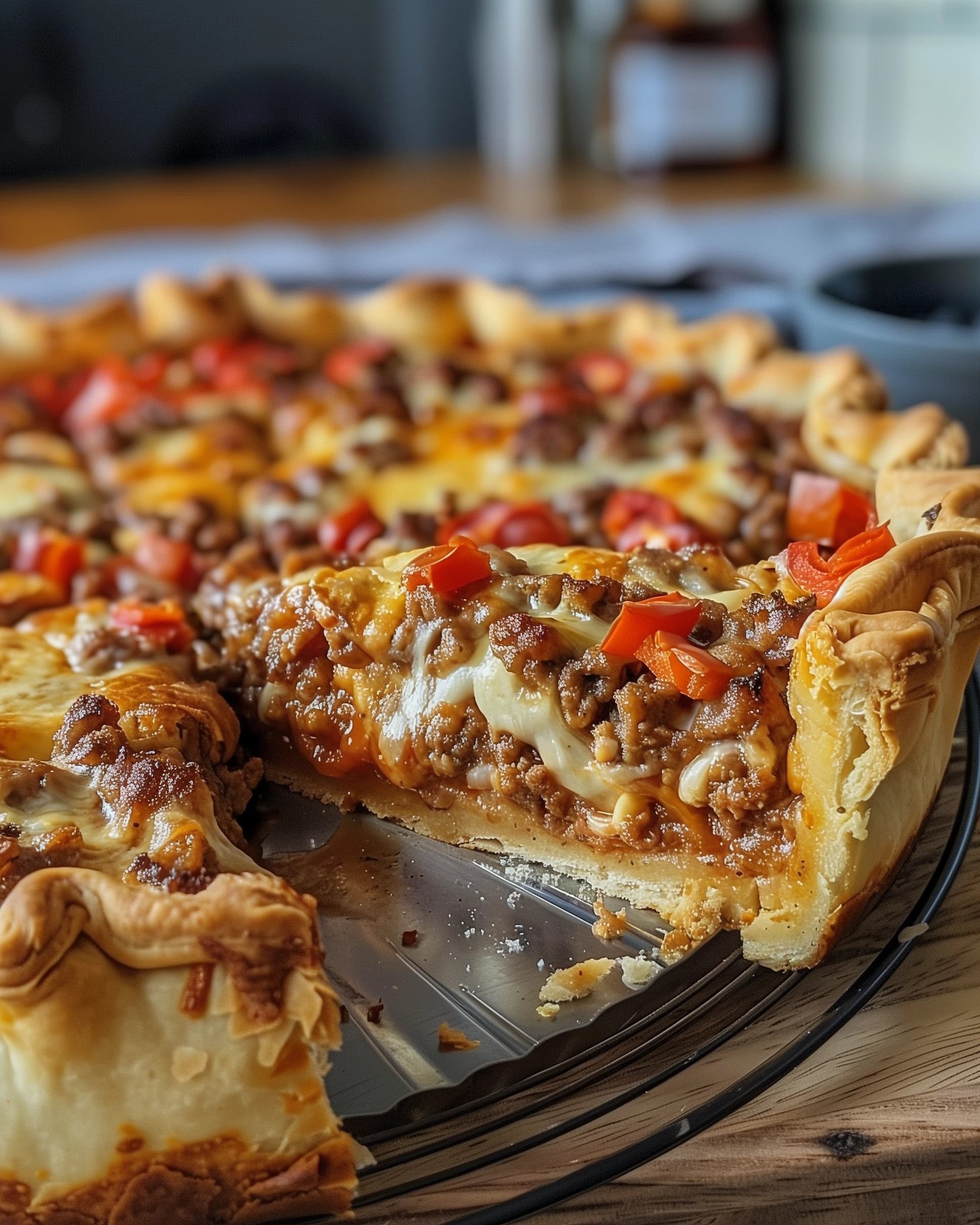 Homemade Chicago Style Deep Dish Pizza - Easy Family Recipes