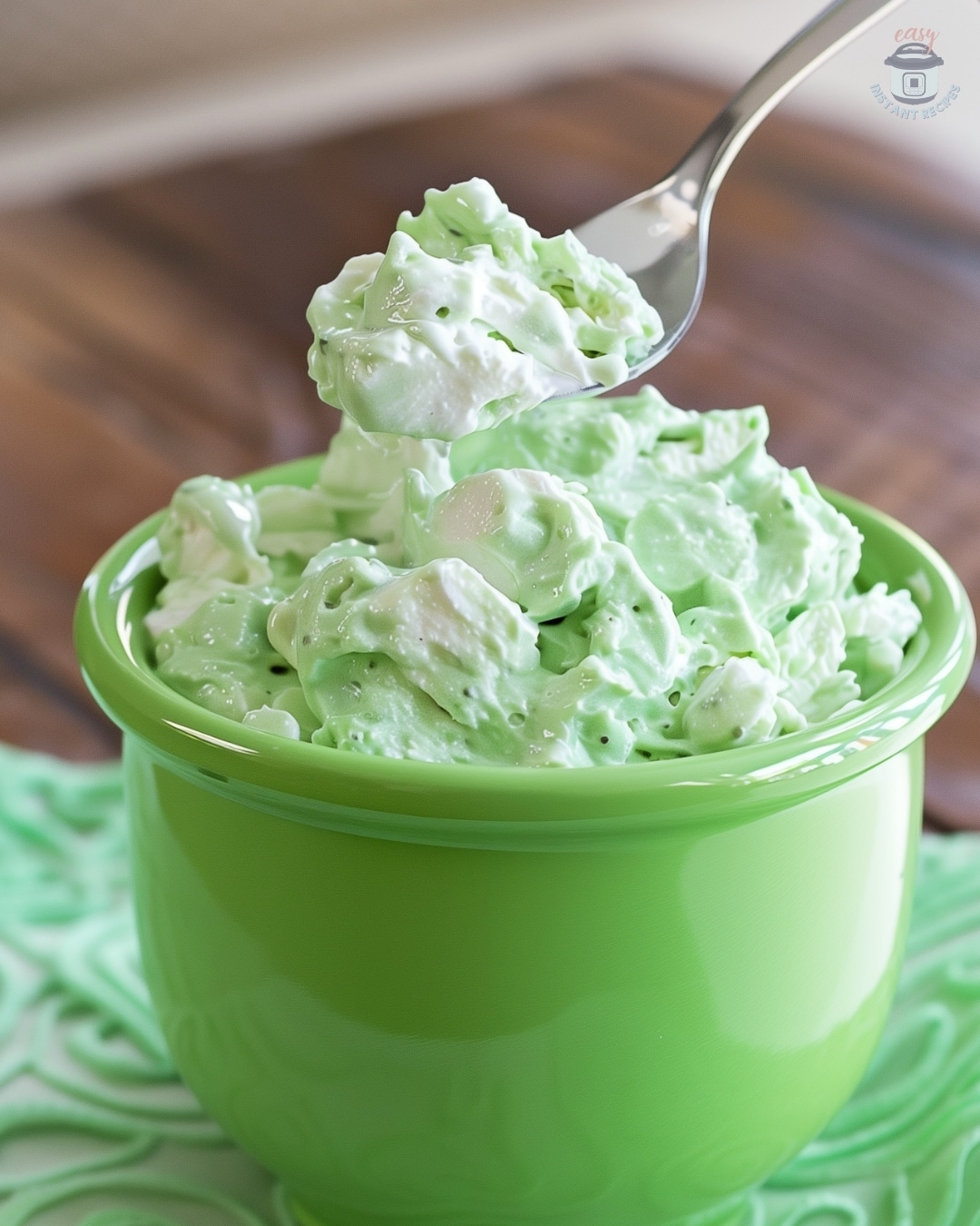 Easy 5-ingredient Watergate Salad Recipe - Nine Recipes