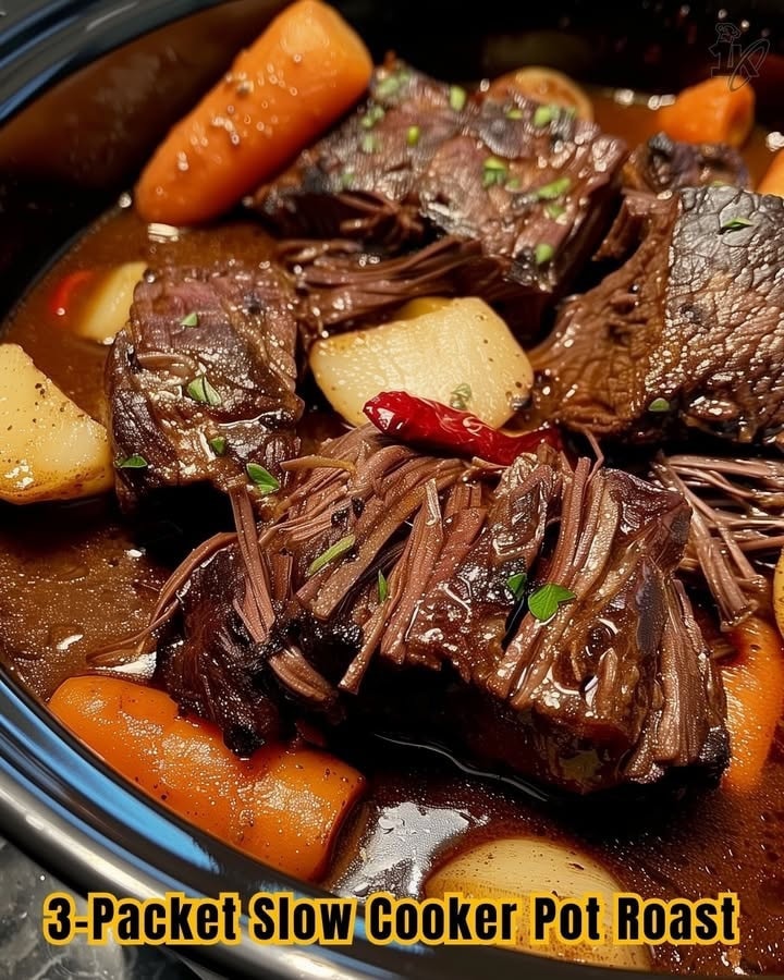 Slow Cooker Pot Roast Recipe - Easy Family Recipes