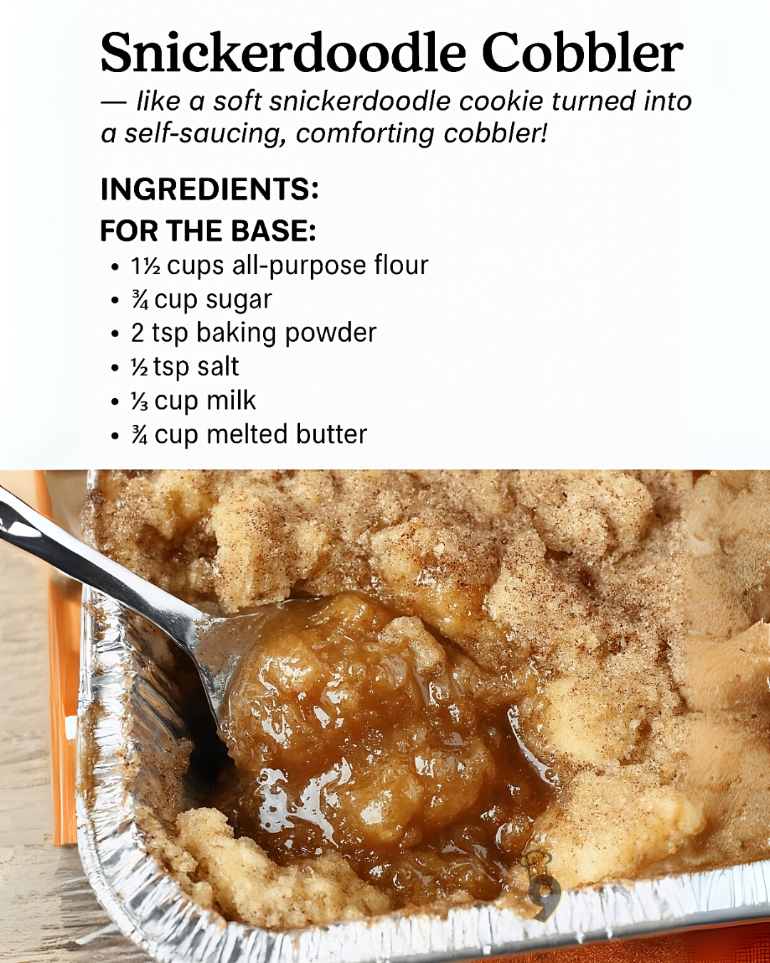 Snickerdoodle Cobbler Recipe - Easy Family Recipes