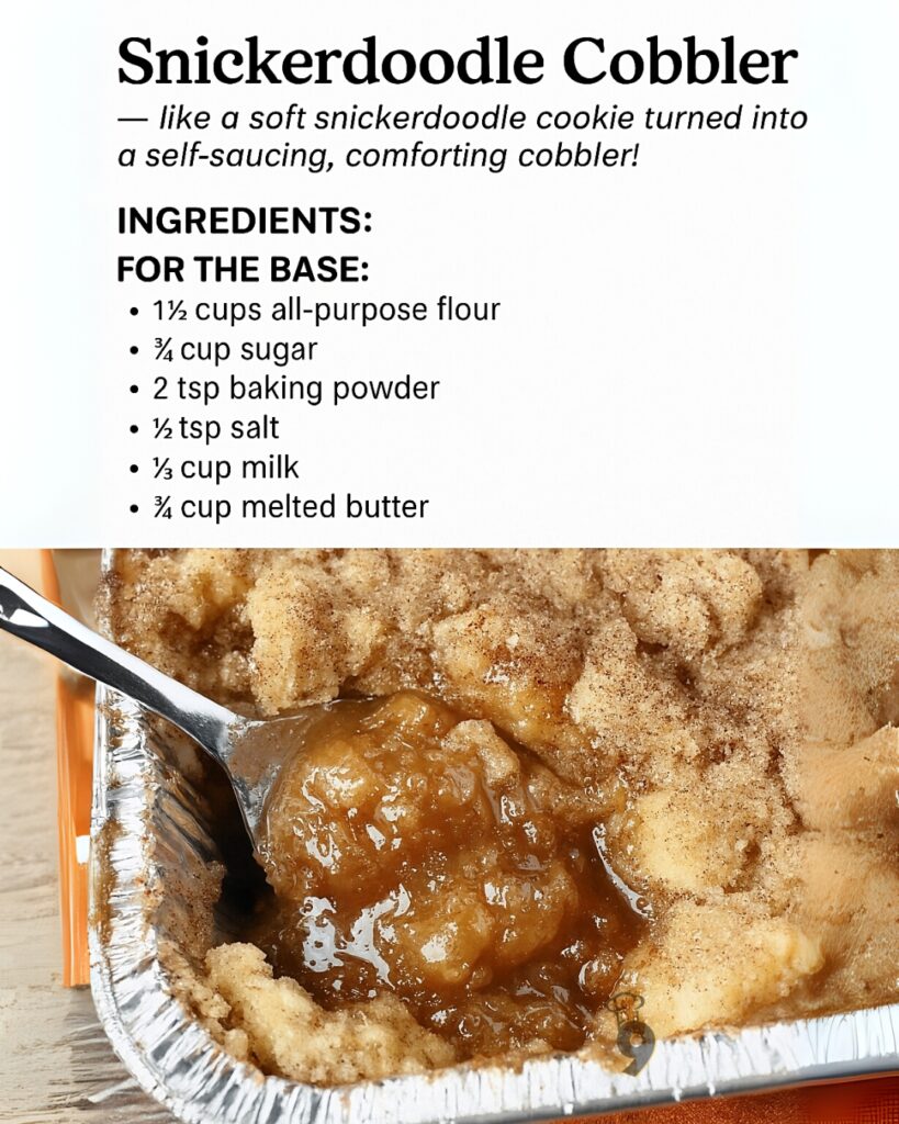 Snickerdoodle Cobbler Recipe - Easy Family Recipes