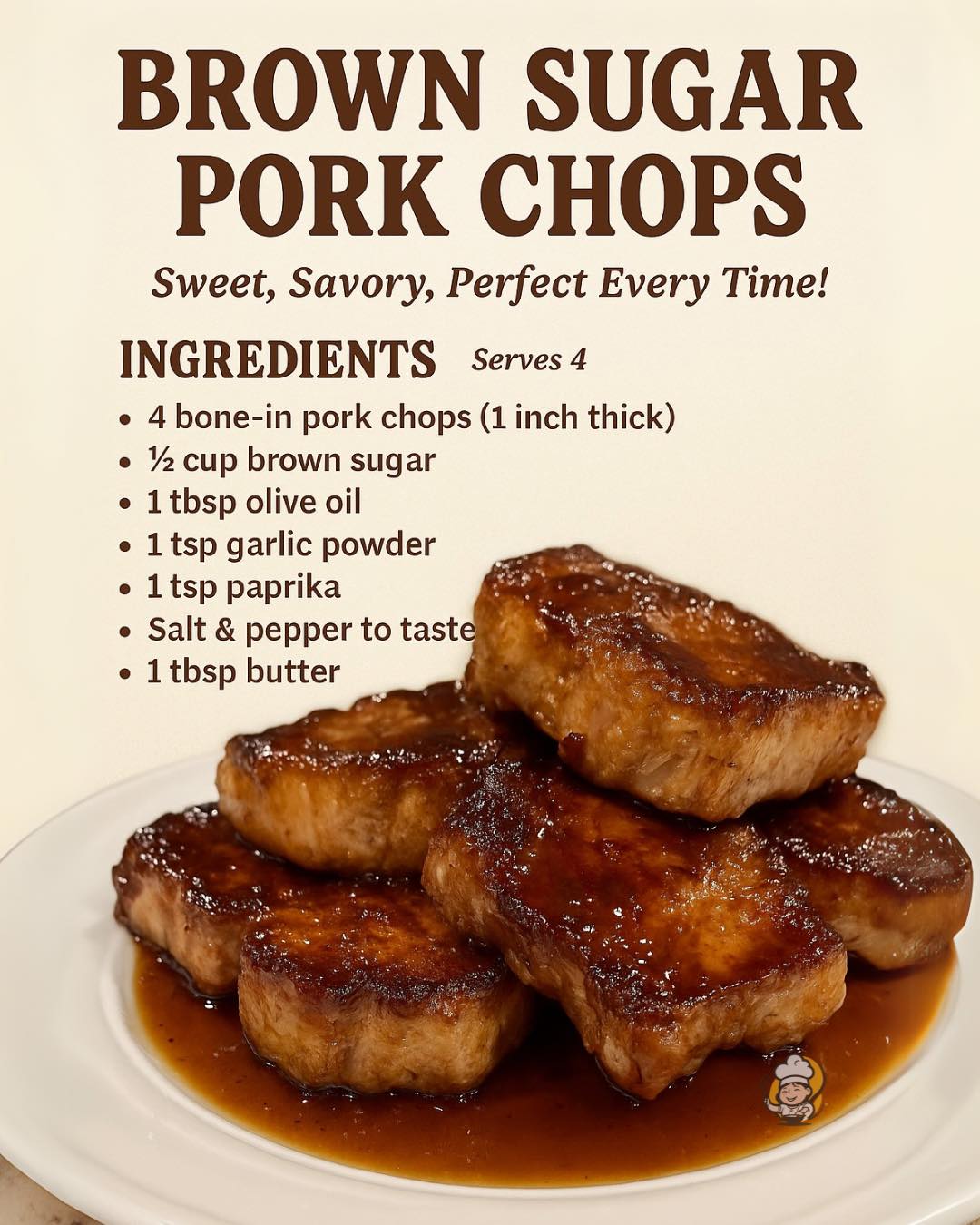 Brown Sugar Pork Chops Recipe - Easy Family Recipes