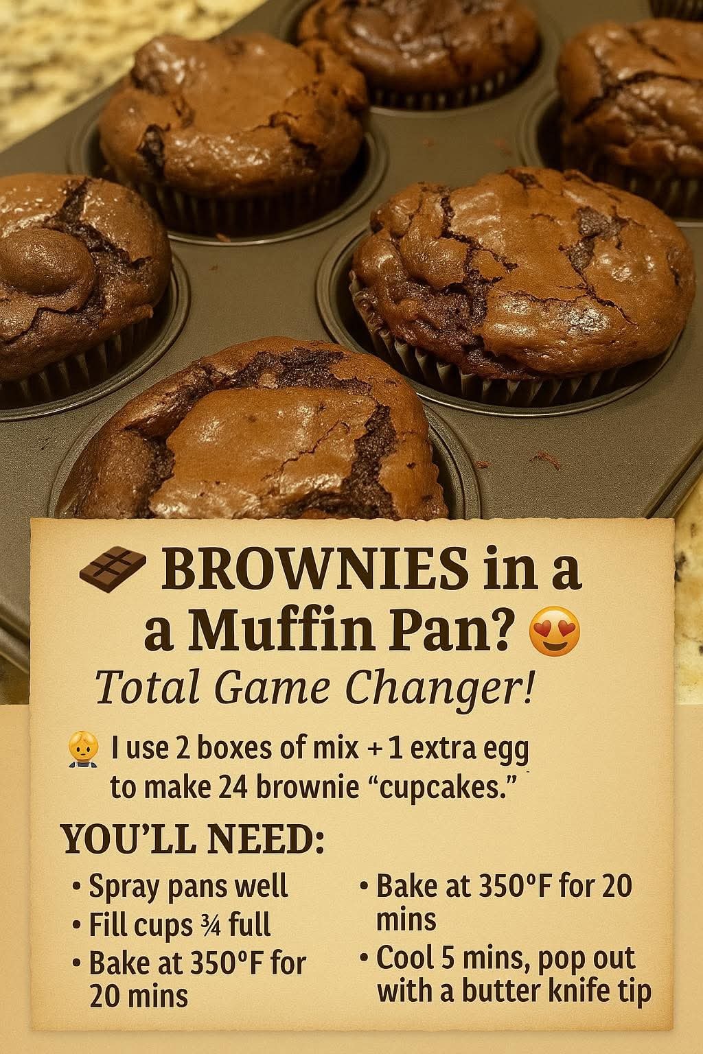 Muffin Pan Brownie Bites Recipe - Easy Family Recipes